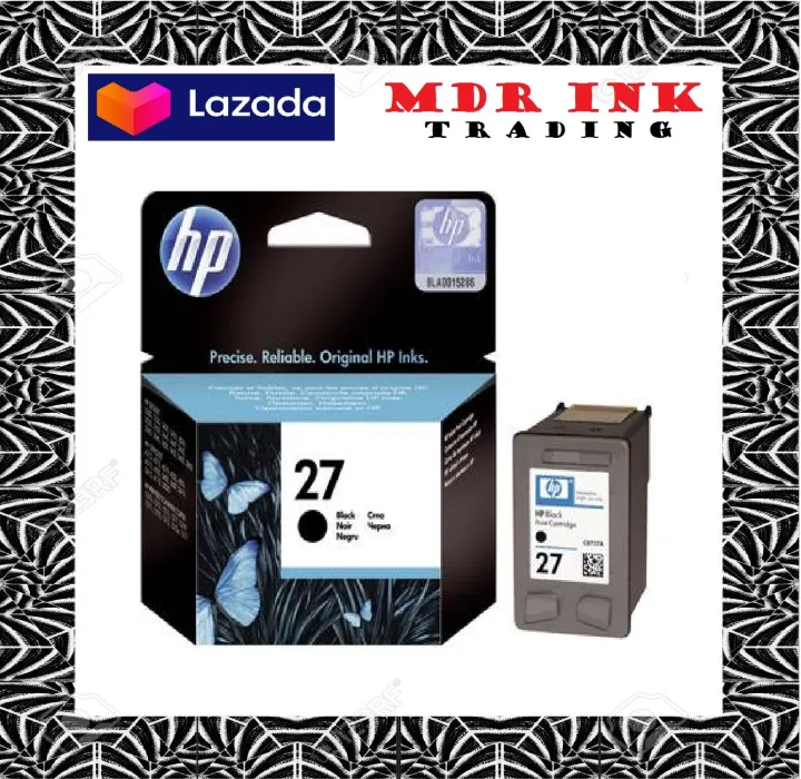 HP 27 Black Original Ink Cartridge C8727AN | Lazada PH