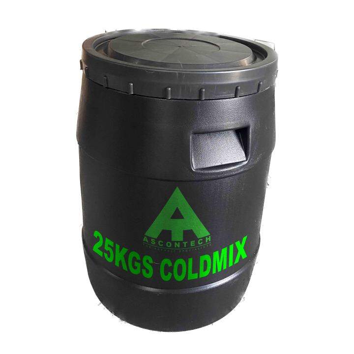 Asphalt Cold Mix in Pail (25 KGS) - Ascontech | Instant Cure and Repair ...
