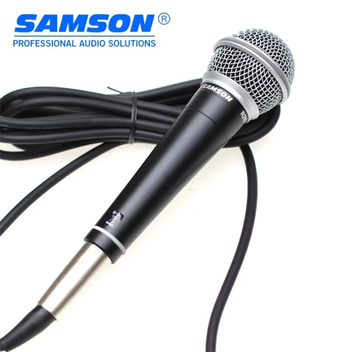 Samson R21S ไมโครโฟนมือถือบันทึกและร้องเพลงคาราโอเกะแบบไดนามิกมืออาชีพ ...