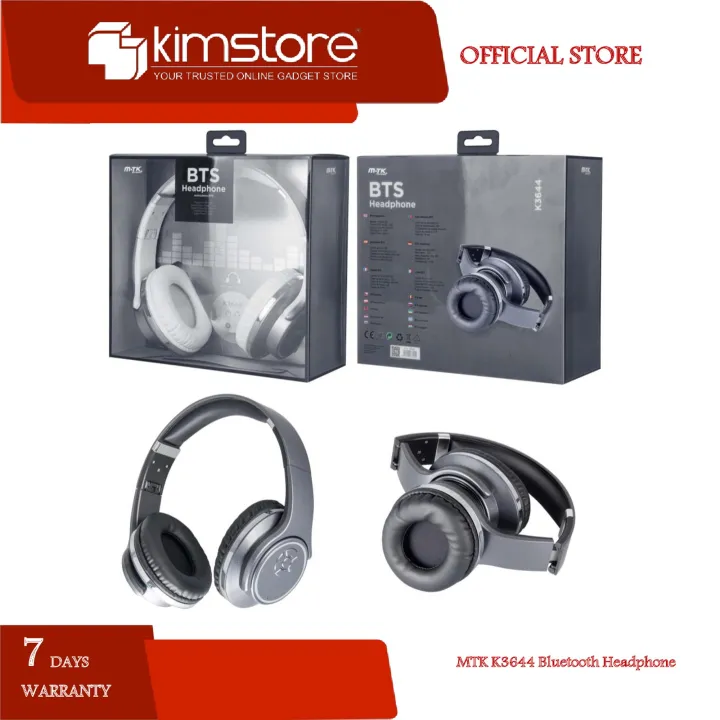 KIMSTORE MTK K3644 Bluetooth Headphone | Lazada PH