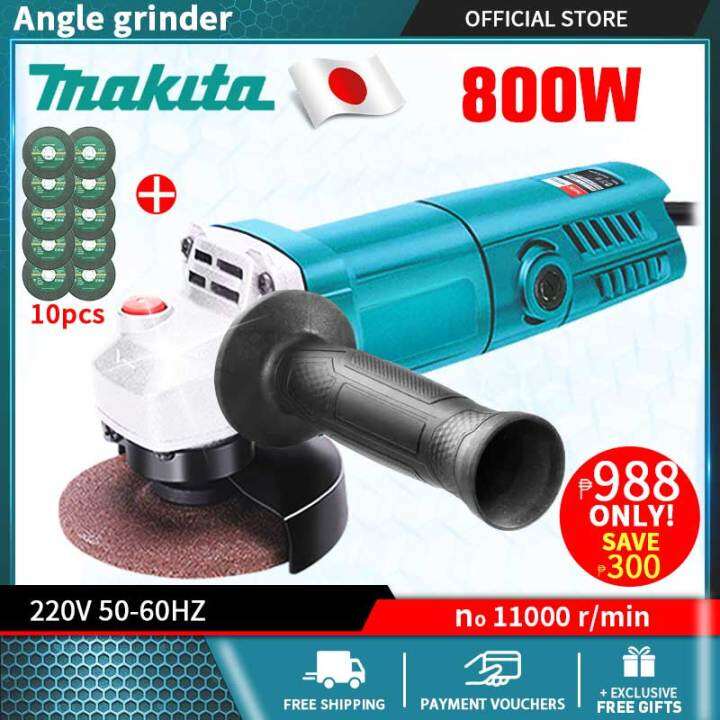 Angel grinder heavy duty original japan 4" 800W with 10pcs Disc power ...