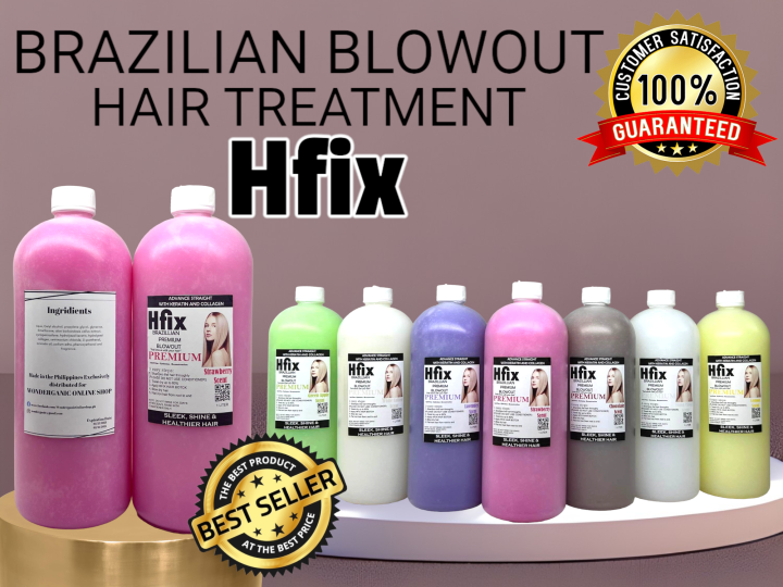 1 Liter Hfix Brazilian Blowout with Keratin and Collagen 100% Original Brazilian | Lazada PH