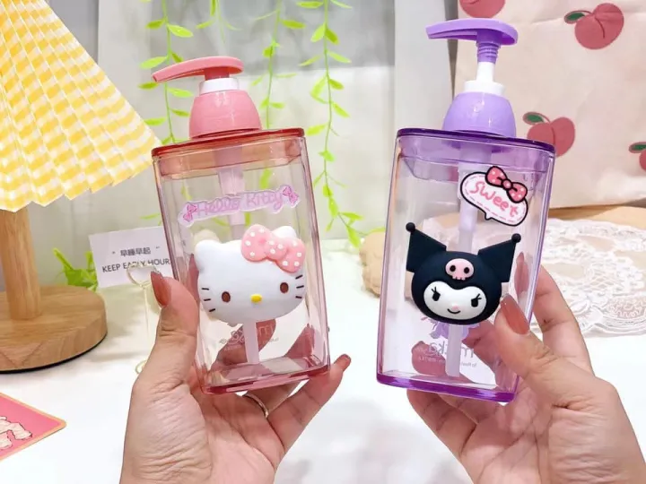 Sanrio License Sanitizer Bottle with Pump Dispenser | Soap Bottle ...
