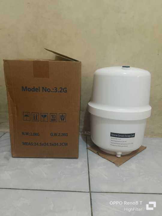 PRESSURE TANK RO 3.2G TANGKI MESIN REVERSE OSMOSIS RO UNDERSINK Tangki ...