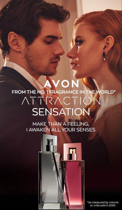 AVON - ATTRACTION SENSATION PERFUME - for HIM and for HER | Lazada PH