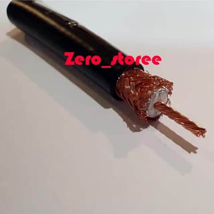 SME Kabel Koaksial RG-8 Serabut eceran 50Ohm Coaxial RG8 bukan belden ...