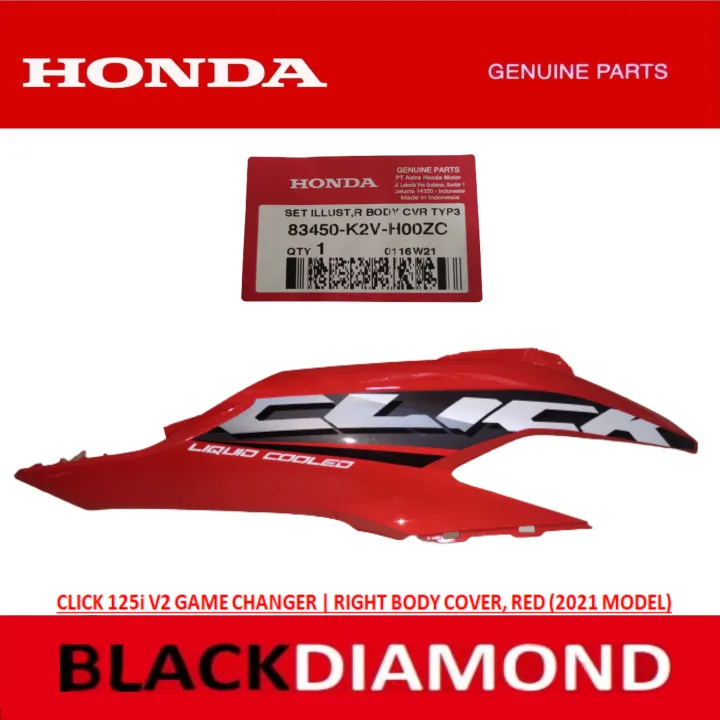 JOEY - ORIGINAL HONDA CLICK 125i V2 GAME CHANGER | COVER, LEFT/RIGHT ...