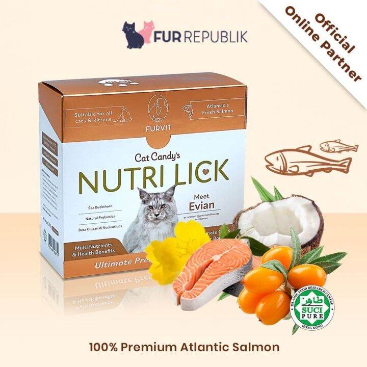 Cat Candy Nutrilick Original HQ Premium Cat Vitamin Booster - 40 ...