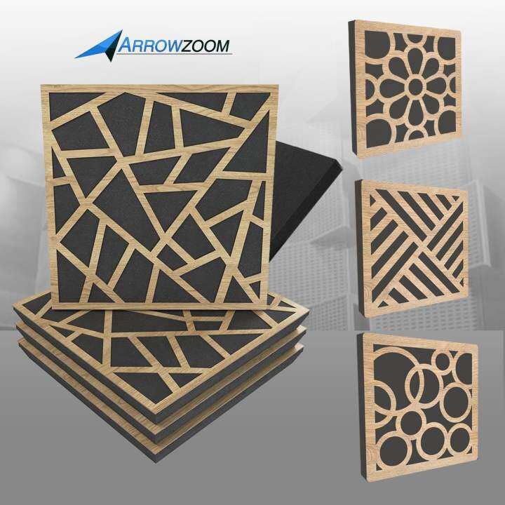 【YY】Arrowzoom Diffuse PRO Wooden Sound Diffuser Acoustic Noise ...
