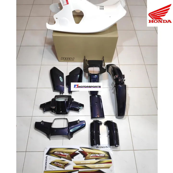 Honda Ex5 Dream Cover Set BSH Purple/ Mariana Purple Metalic With White ...