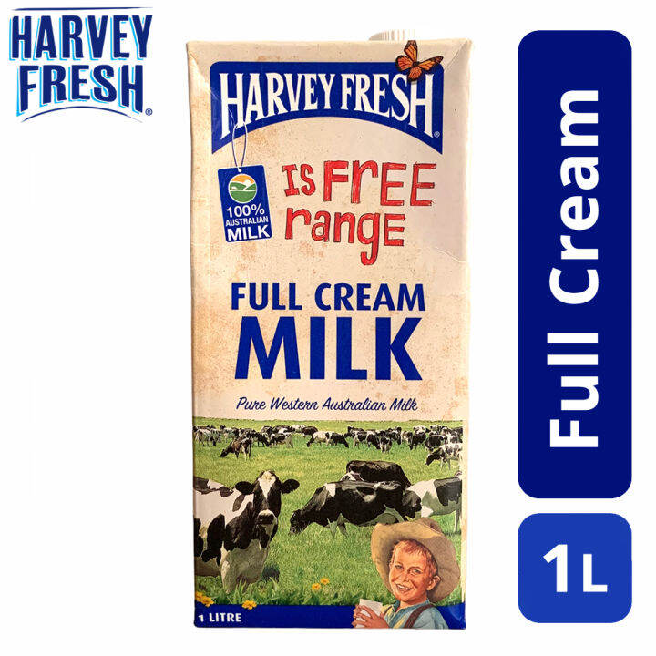 Harvey Fresh Full Cream Milk 1L - 1 Liter - Grocery Philippines ...