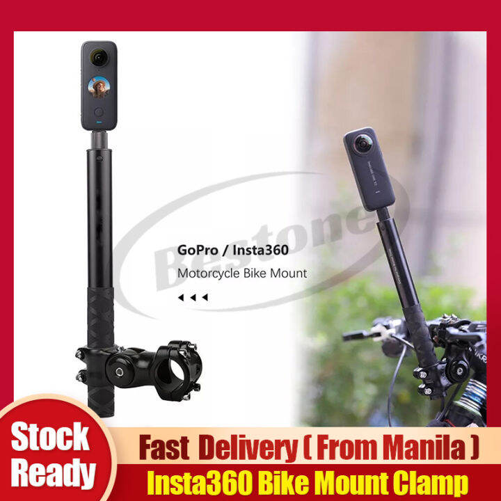 Insta360 Bike Mount Clamp Invisble Selfie Stick Gopro Bike Chin Mount For Action Camera Bike ...