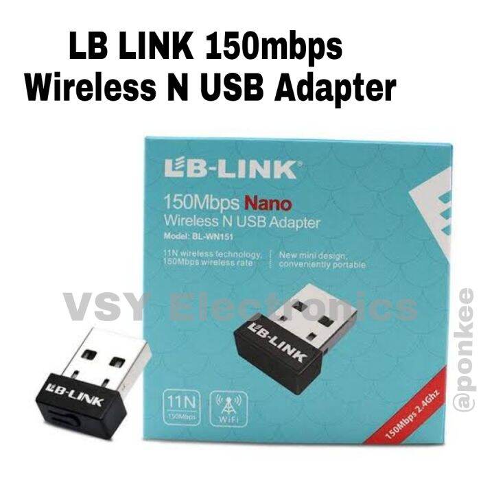 LB-Link BL-WN151 USB WIFI Receiver 150Mbps Nano Wireless N USB Adapter ...