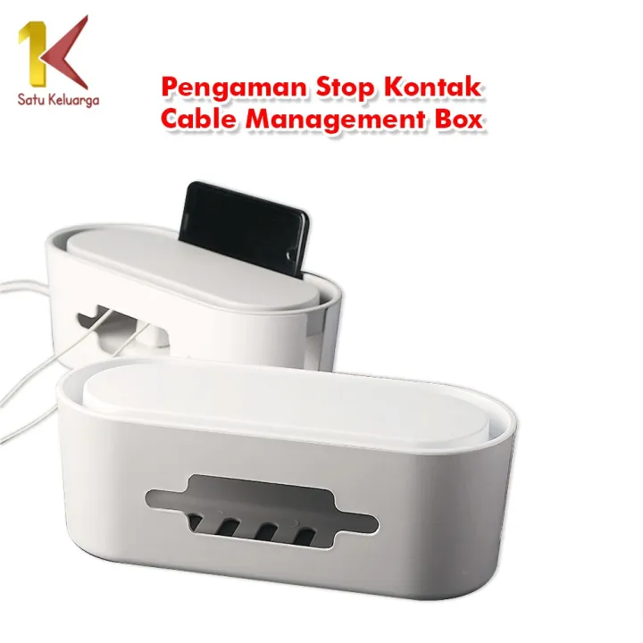 Satu Keluarga Kotak Organizer Kabel C107 Rumah Box Plastik Pengaman ...