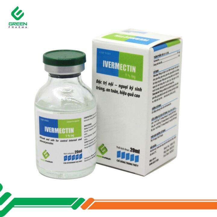 Thuốc thú y, IVERMECTIN 1% 20ML dùng cho chó, mèo, gia súc | Lazada.vn