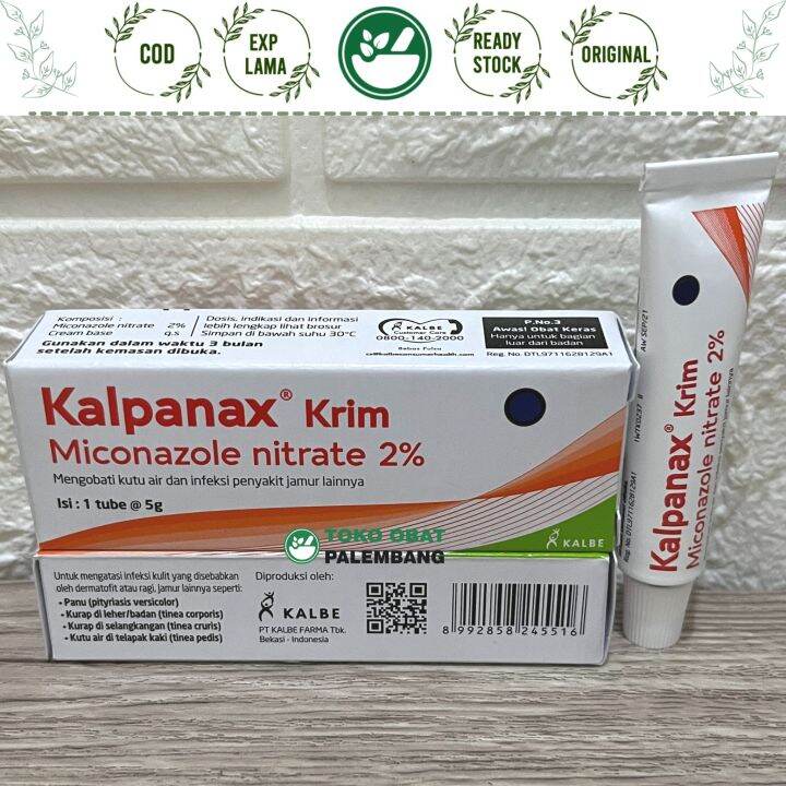 KALPANAX KRIM 5 GRAM SALEP KUTU AIR KULIT JAMUR KALPANAK MIKOSIS ...