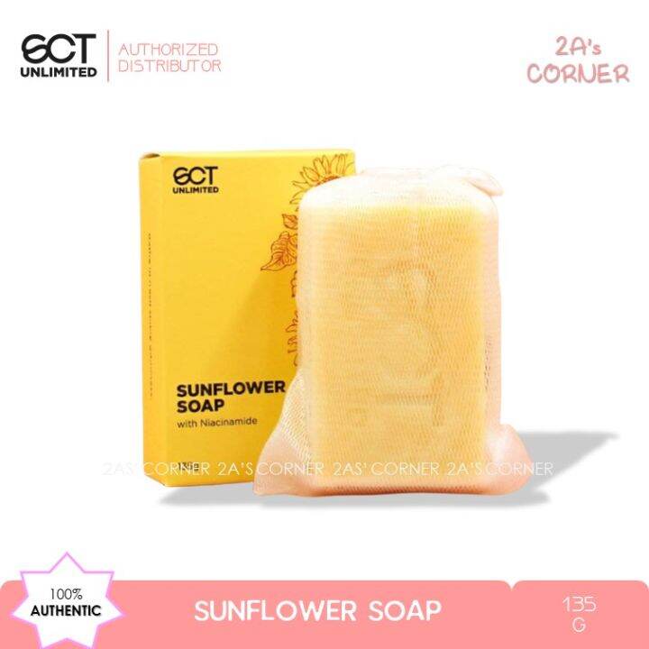 SCT Sunflower Soap with Niacinamide with Mesh Net 135g | SCT Unlimited ...