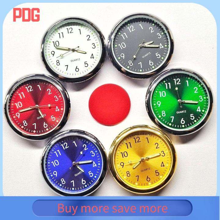 PDG 40mm Car Clock Mental Dashboard Electronic Watch Double Side Tape ...