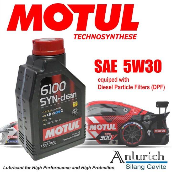 MOTUL 6100 SYN-CLEAN 5W30 Synthetic Technology High Performance and ...