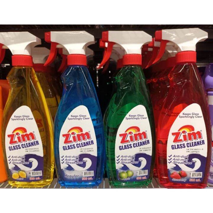 Zim Glass Cleaner 500ml with Spray Refill | Lazada PH
