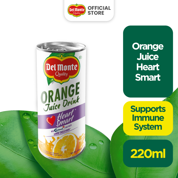 DEL MONTE Orange Juice Drink Heart Smart with Reducol for Lower ...