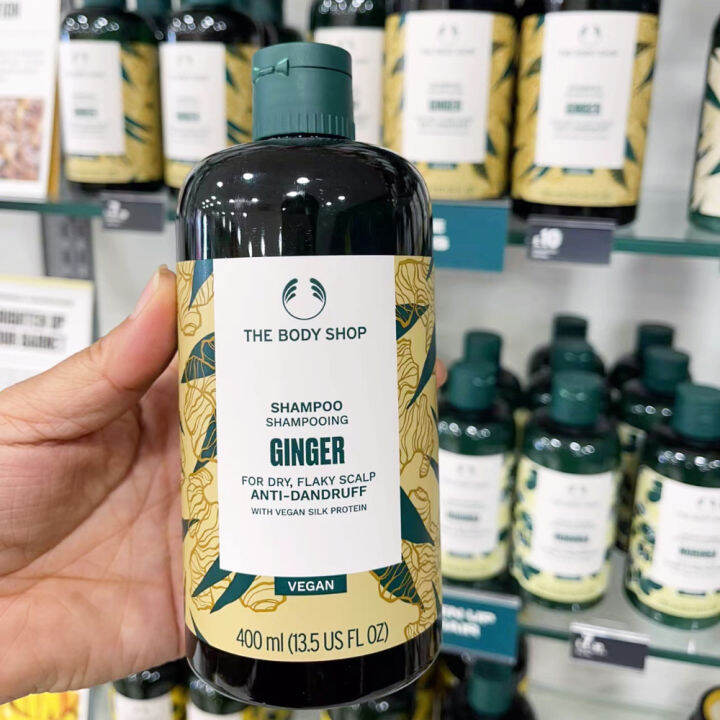 THE BODY SHOP GINGER ANTI-DANDRUFF SHAMPOO 400 ML ขิง แชมพู ให้ความชุ่มชื่นแก่เส้นผม ดูแลผม ...