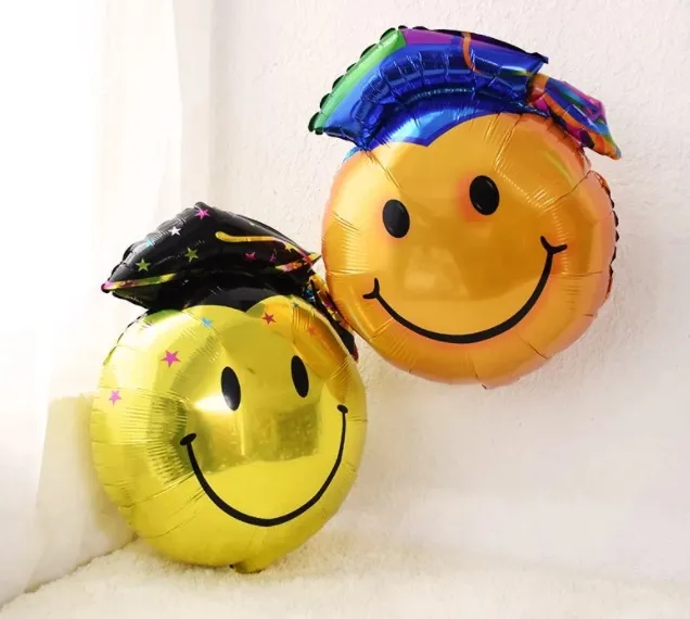 Balon Kepala Smile Wisuda Mini 25 Cm / Balon Wisuda / Balon Latex ...