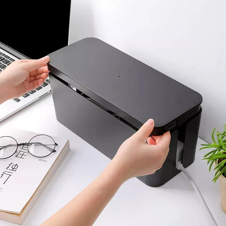 ออแกไนเซอร์เคส Strip Computer Management Cable Power Box พลาสติกสำหรับ ...