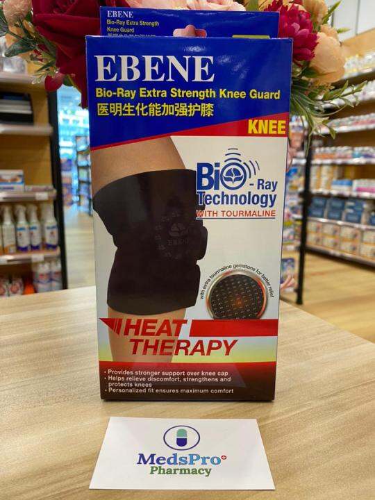 EBENE Bio-Ray Extra Strength Knee Guard Heat Therapy 1's(free size ...