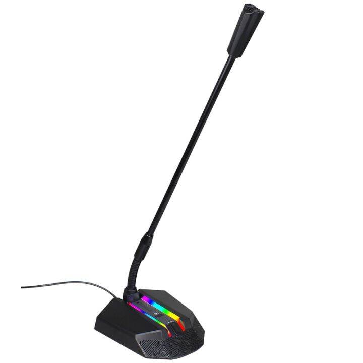 GamingChatting Video Conference Computer USB Microphone RGB MIC Drive ...