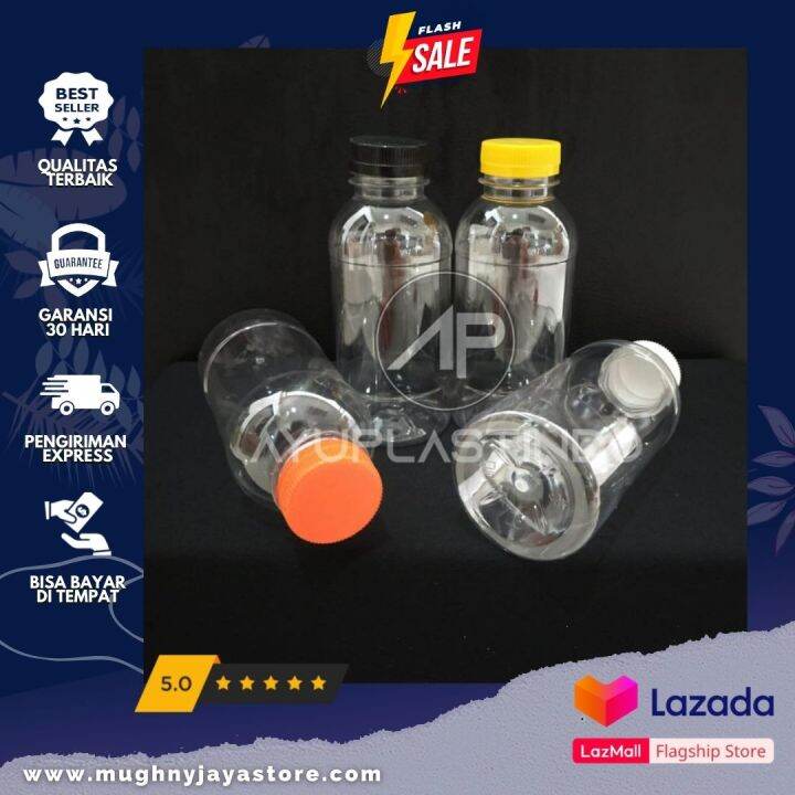 TERMURAH !!! COD !!! (paket isi 3 pcs) Botol plastik 200 ml / Botol ...