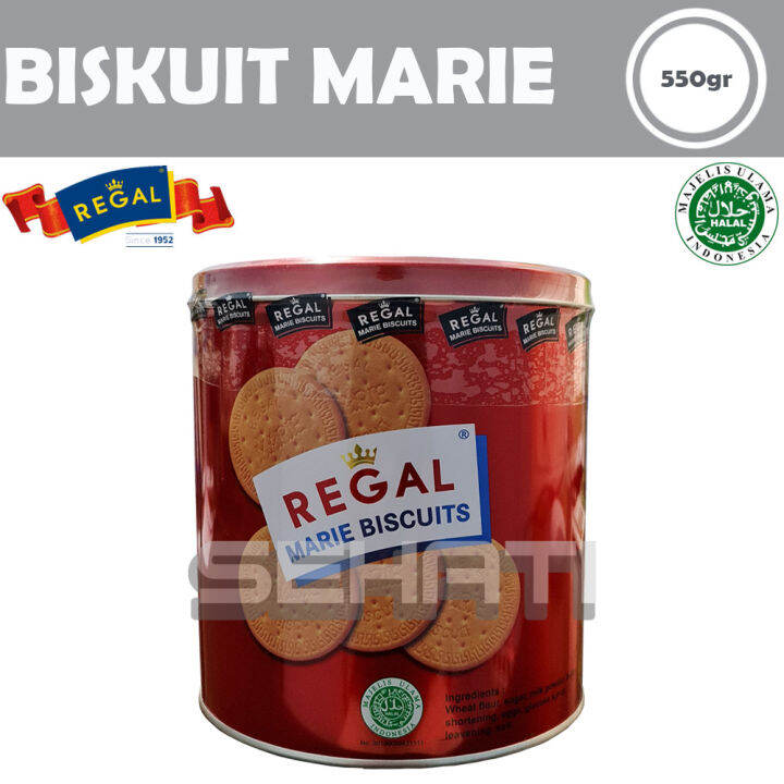 Marie Regal Biscuit Kaleng Kecil 550gr - 550 gram 550gram 550 gr ...