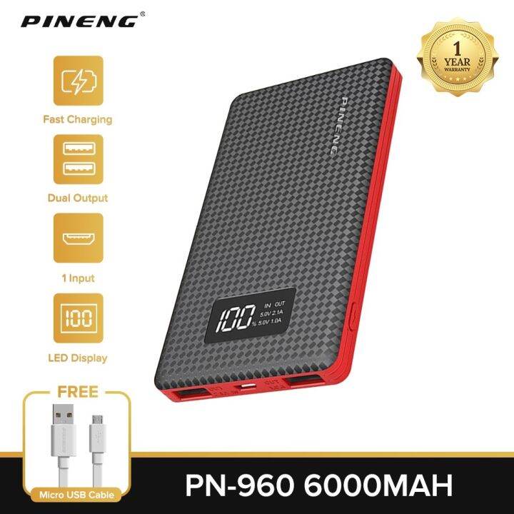 【Hot sales】 PINENG PN-960 6000mah Lithium Polymer w/ Identification ...