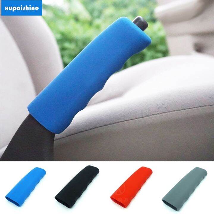 【XPS】Silicone Car Handbrake Grips Covers Car Van Handbrake Handle Cover ...