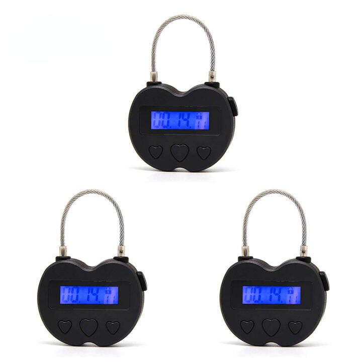 Smart Time Lock LCD Display Time Lock Multifunction Travel Electronic ...