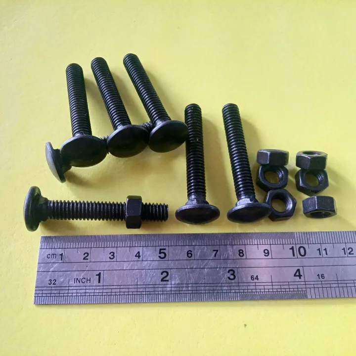 BAUT MUR CB 5/16 x 2" INCHI / BAUT M8 PANJANG 5CM / BAUT 12 KUNCI 12 ...