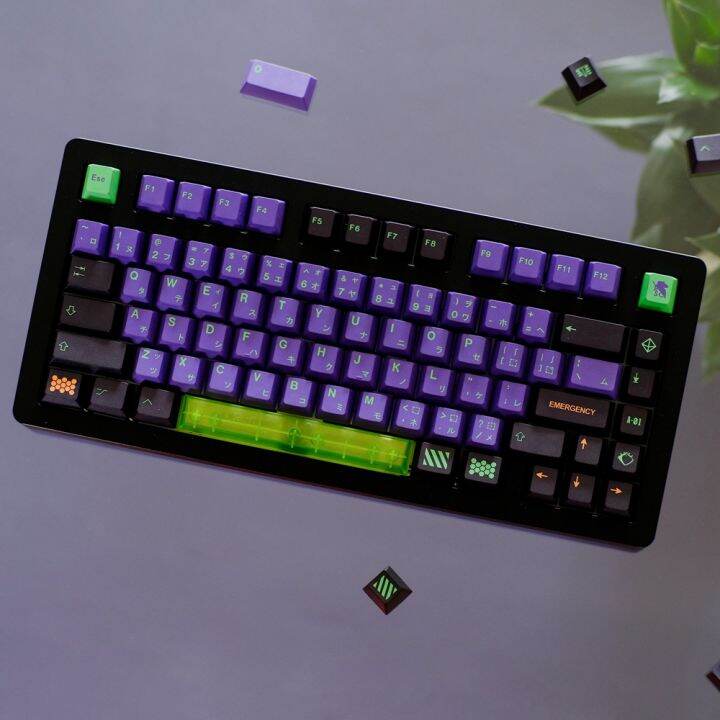 GMK EVA Keycaps 129 Keys Cherry Profile PBT Five-sided Sublimation ...