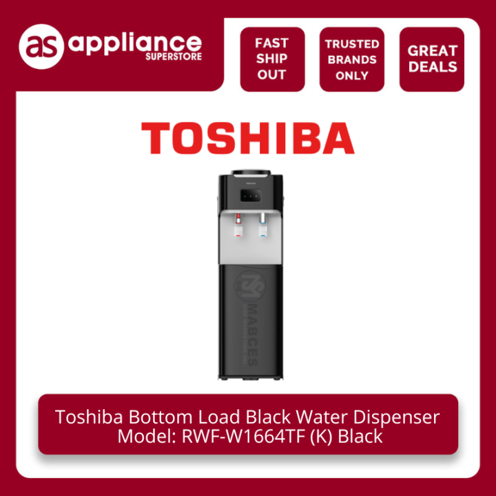 Toshiba Top Load Black Water Dispenser RWF-W1664TF (K) Black | Lazada PH