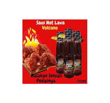 TERBARU Ready !!! Saos Richeese Hot Lava Volcano Saus Sambal Extra ...