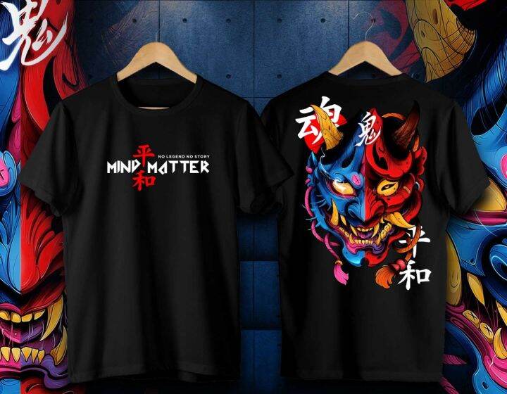Baju Kaos Distro JEPANG / KAOS MIND MATTER / KAOS DEMON SAMURAI / BONUS ... Baju Kaos Distro JEPANG / KAOS MIND MATTER / KAOS DEMON SAMURAI / BONUS ...