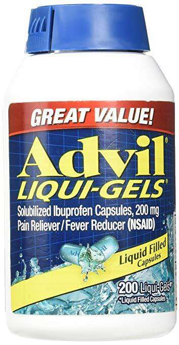 Advil | Liqui-Gels (200mg) (200 Liquid Filled Capsules) | Lazada PH