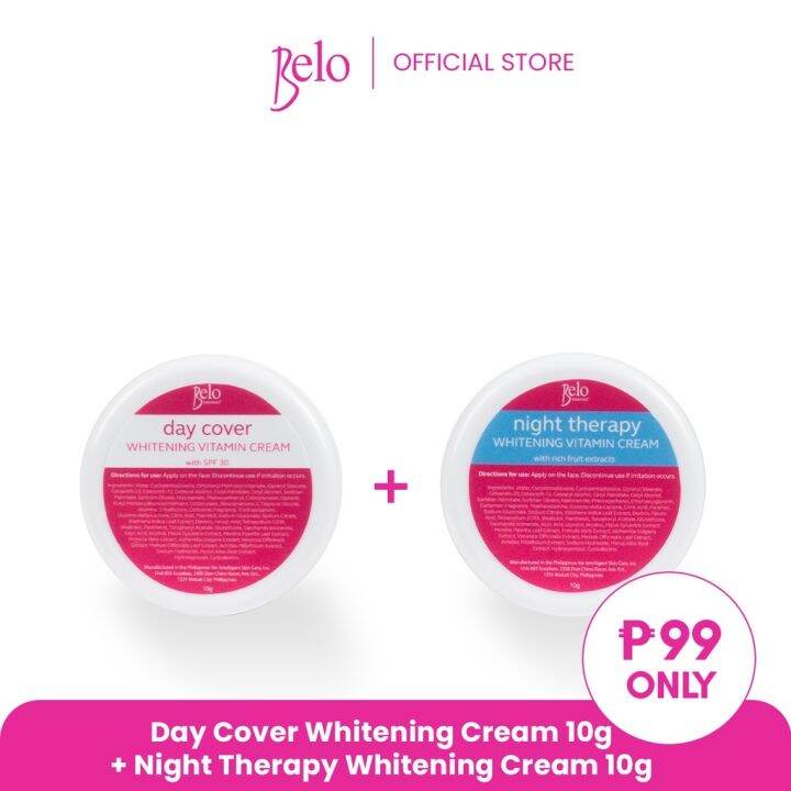 Belo Essentials Day Night Whitening Cream 10g Bundle | Lazada PH