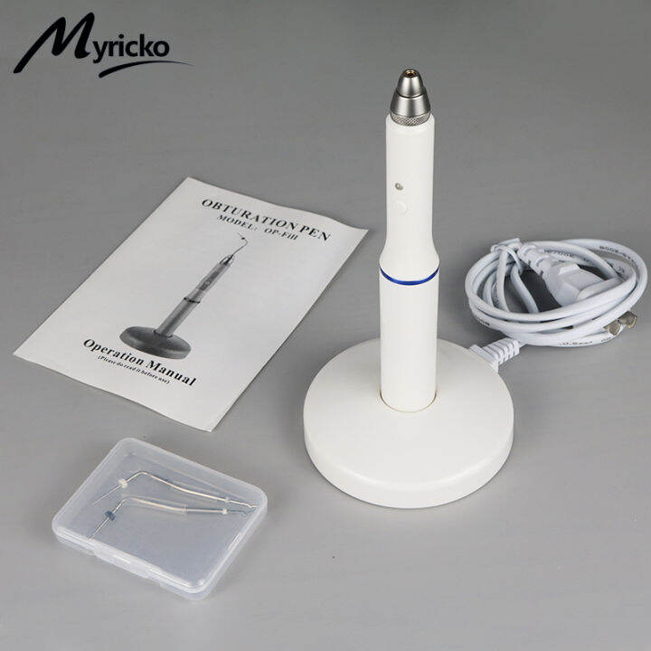 Dental Gutta Percha Obturation System Endo Heated Pen With 2 Tips Hot ...