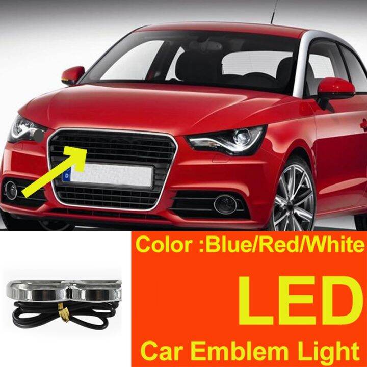 ป้ายสัญลักษณ์ไฟโลโก้แหวน4วงสำหรับรถ Audi A6,Q7 Q5 A8 A7รถขนาด27.3X9.5ซม. Q2 Q6กระจังหน้า A5 ...