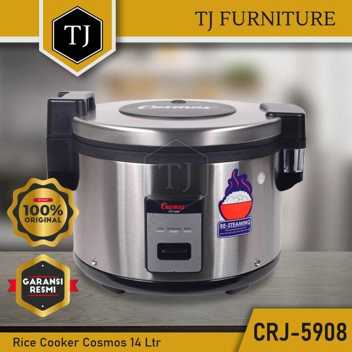 Cosmos Rice Cooker Jumbo Non Stick / Penanak Nasi Stainless / Magic Com ...