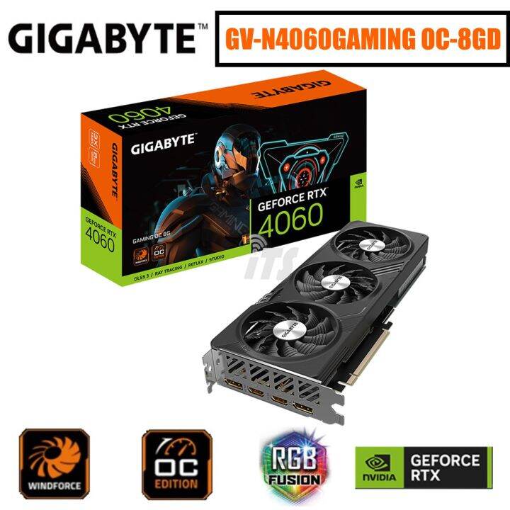 Gigabyte GeForce RTX 4060 GAMING OC 8GB GDDR6 Graphics Card | Lazada