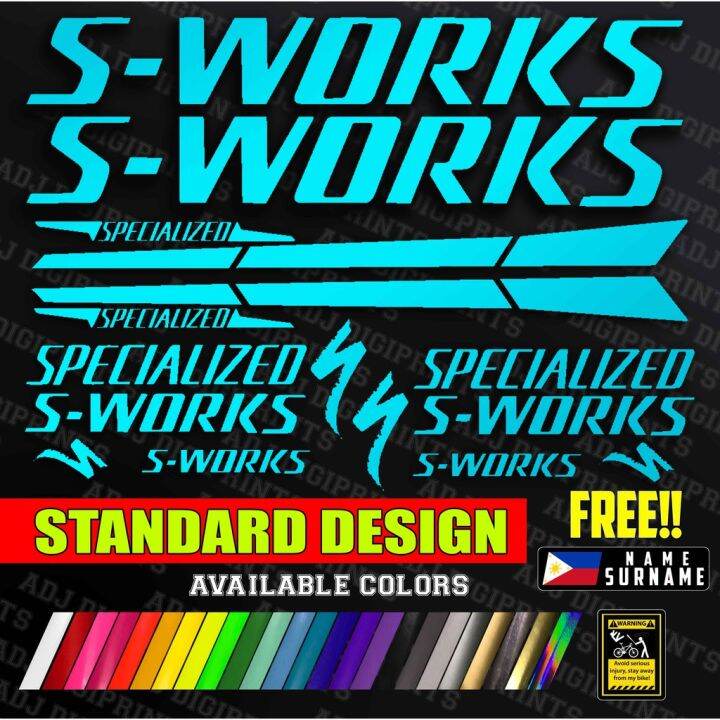 S Works Decals Road Bike Mountain Bike Stickers More Colors | Lazada