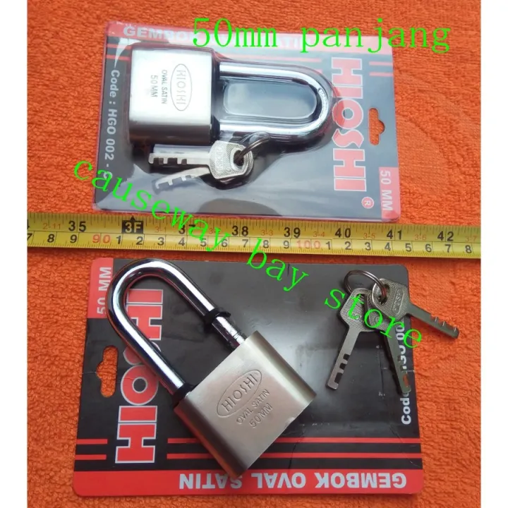 GEMBOK HIOSHI 50MM PANJANG | Lazada Indonesia