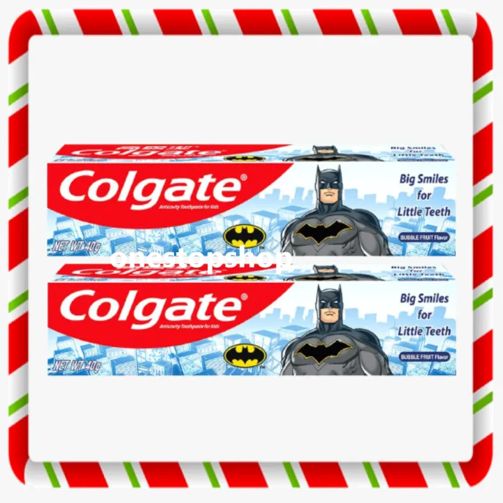 Colgate Batman Bubble Fruit Toothpaste for Kids 40g x2 | Lazada PH