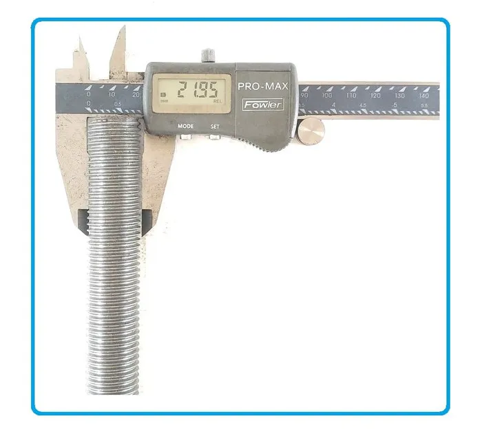 Set As Full Drat Baut Long Thread Bolt Stut Bolt M22 X 1 Meter + Mur 4 ...